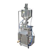 China Semi-Automatic Piston Hot Filling Machine 5-1000ml Heated Filler for Balm Lip Gloss Soap for sale