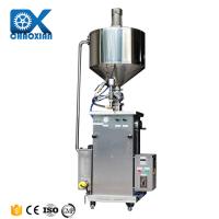 China Semi-Automatic Piston Hot Filling Machine 5-1000ml Heated Filler for Balm Lip Gloss Soap for sale