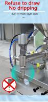 China Semi-Automatic Piston Hot Filling Machine 5-5000ml with Heater Temperature Controlled for Honey Cheese Jam for sale