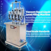 China Semi Automatic Vacuum Equal Level Perfume Filling Machine 5-5000ml CE for sale