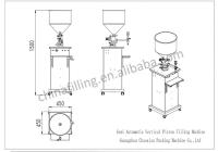 China Semi Automatic Liquid Filling Machine 10ml 1000ml Piston Filler for Oil Juice for sale