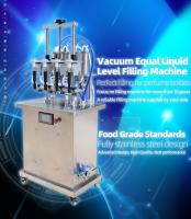 China Semi-Automatic Vacuum 4-Head Perfume Filling Machine 5-1000ml CE for sale
