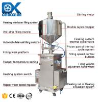 China Semi-Automatic Piston Filling Machine 5-5000ml for Lip Gloss Paste Lipstick Syrup Cosmetics for sale