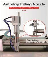 China Semi-Automatic Piston Liquid Filling Machine 5-1000ml Tabletop Spout Pouch Packing for sale