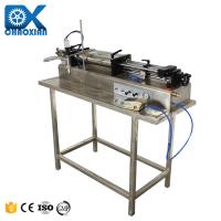 China Semi-Automatic Double-Nozzle Piston Liquid Filling Machine 5-5000ml CE for sale