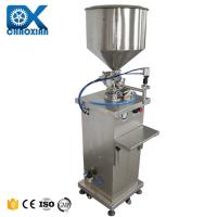 China Semi Automatic Liquid Filling Machine 5-5000ml Piston Filler for Oil Bottle for sale