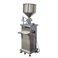 China Semi Automatic Piston Liquid Filling Machine 5ml to 5000ml Adjustable Bottle Filler for sale