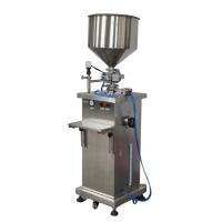 China Semi Automatic Piston Filling Machine 5-5000ml Adjustable Liquid Bottle Filler for sale