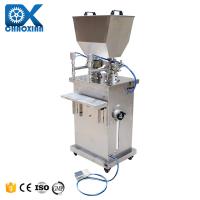 China Double Head Pneumatic Semi Automatic Chemical Dispenser Self Fluid Paste Small Honey Filling Machine for sale