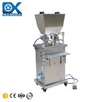 China Double Head Pneumatic Semi Automatic Chemical Dispenser Self Fluid Paste Small Honey Filling Machine for sale