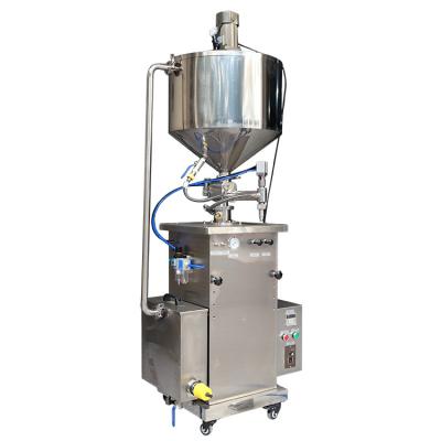 China Manual Mini Bottled Peanut Milk Peach Mango Orange Mixed Paste Sumeve Liquid Filling Machine for sale