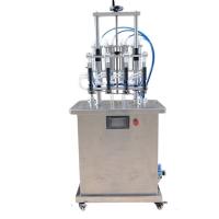 China Semi-Auto Vacuum Filling Machine 5-60ml for Essential Oil Eye Drop Bottle 4 Nozzle for sale