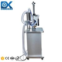 China Semi-Auto Vacuum Filling Machine 5-60ml for Essential Oil Eye Drop Bottle 4 Nozzle for sale