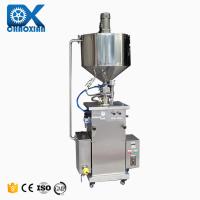 China Semi Automatic Small Scale Candle Wax Plastic PET Essential Oil Bottle Filling Machine for sale