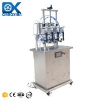 China Semi Automatic 4 Head Vacuum Equal Liquid Level Perfume Filling Machine 150W for sale