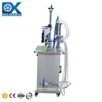 China Semi Automatic 4 Head Vacuum Equal Liquid Level Perfume Filling Machine 150W for sale