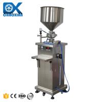 China Semi Automatic Pneumatic Piston Filling Machine 100-1000ml for Paste Sauce Jam Honey for sale