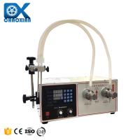 China Small Desktop Semi-automatic Oil Beverage Electrical Digital Control Pump Liquid Filling Machine for sale