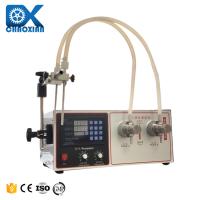 China Small Desktop Semi-automatic Oil Beverage Electrical Digital Control Pump Liquid Filling Machine for sale