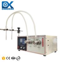 China Small Desktop Semi-automatic Oil Beverage Electrical Digital Control Pump Liquid Filling Machine for sale