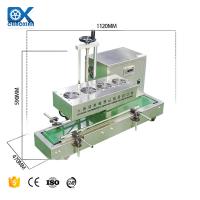 China Automatic Induction Sealing Machine for Glass Bottles 15-120mm Diameter with 1200-4800 BPH Speed for sale
