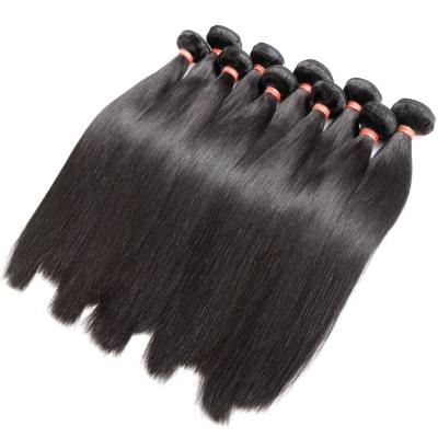 China No Tangle Brazilian Virgin Human Hair Full Black Virgin Cuticle Aligned Weaving Extension for sale