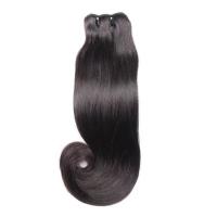 China Super Hair Extensions Double Drawn Weft Unprocessed Bone Straight Funmi For Nigeria Girl for sale