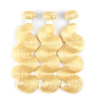 China 1B Black 613 Virgin Blonde Human Hair Extensions With Closure Free Tangling for sale