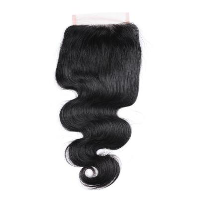 China Swiss Human Hair Lace Closure 100% Brazilian Transparent HD Lace Closure for sale