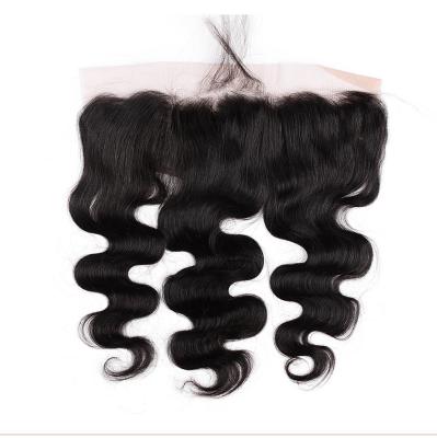 China Pre Plucked HD Lace Closure Ear To Ear 13X4 HD Transparent Lace Frontals Brazilian for sale