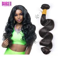 China 10A Human Hair Weave Bundles Brazilian Loose Wave 100 Remy Human Hair BORUI for sale