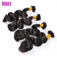 China Raw Virgin Loose Wave Indian Human Hair Extensions With Cuticle Aligend 10A Grade for sale