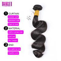 China Unprocessed Malaysian Human Hair Loose Wave Hair Bundles Drop Shipping for sale