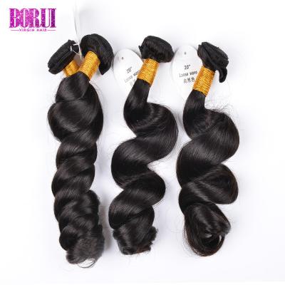 China Unprocessed Malaysian Human Hair Loose Wave Hair Bundles Drop Shipping for sale