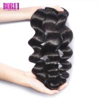 China Unprocessed Malaysian Human Hair Loose Wave Hair Bundles Drop Shipping for sale