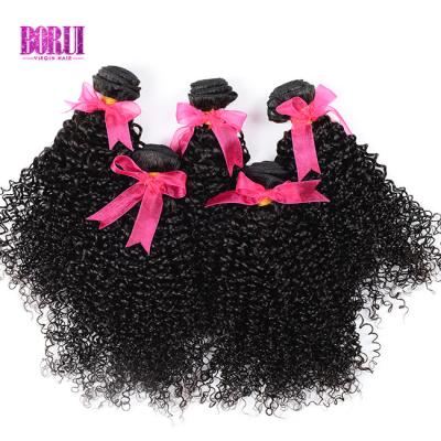 China Virgin Peruvian Natural Wave Hair Kinky Curly Weave Human Hair Bundles for sale
