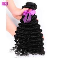 China 10a 100% Virgin Indian Human Hair Extensions Deep Wave Hair Bundle No Shedding for sale