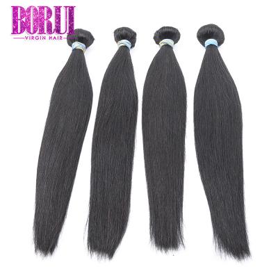 China Natural Color Brazilian Virgin Human Hair Silky Straight Dyed Bleached for sale