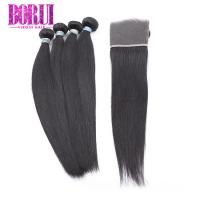 China Brazilian Virgin Cuticle Aligned Hair With Frontal 10A Grade Dyed Bleach for sale