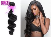 China Mink Indian Human Hair Extensions Loose Wave Thick Ends Dyed Bleached Soft for sale