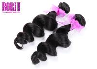 China Loose Wave Indian Human Hair Extensions Bundles 3 4 Bundles Natural Color for sale