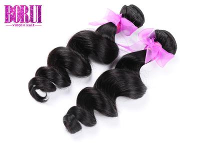 China Loose Wave Indian Human Hair Extensions Bundles 3 4 Bundles Natural Color for sale