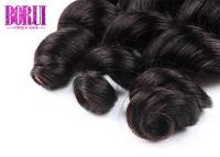 China No Shedding Raw Indian Loose Wave , Cuticle Aligned Hair From Very Young Girls for sale