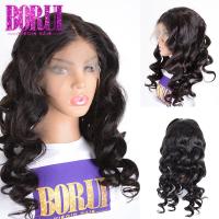 China BORUI Lace Frontal Wig Loose Wave Human Hair 13*6 Lace Front Wig Natural Hairline for sale