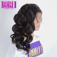 China BORUI Lace Frontal Wig Loose Wave Human Hair 13*6 Lace Front Wig Natural Hairline for sale