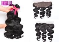 China Natural Color Virgin Peruvian Human Hair Remy Hair Extensions Machine Double Weft for sale