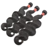 China Grade 10A 100% Human Hair Weave Bundles Body Wave Natural Color Peruvian Hair for sale