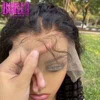 China Borui Raw Virgin Malaysian Kinky Curly Unprocessed Human Hair 13x6 Lace Frontal Wigs for sale