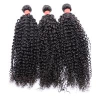 China Human Virgin Cuticle Hair Weave Kinky Curly 100% Hair bundle Narural color Extension for sale