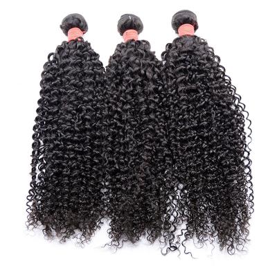 China Human Virgin Cuticle Hair Weave Kinky Curly 100% Hair bundle Narural color Extension for sale